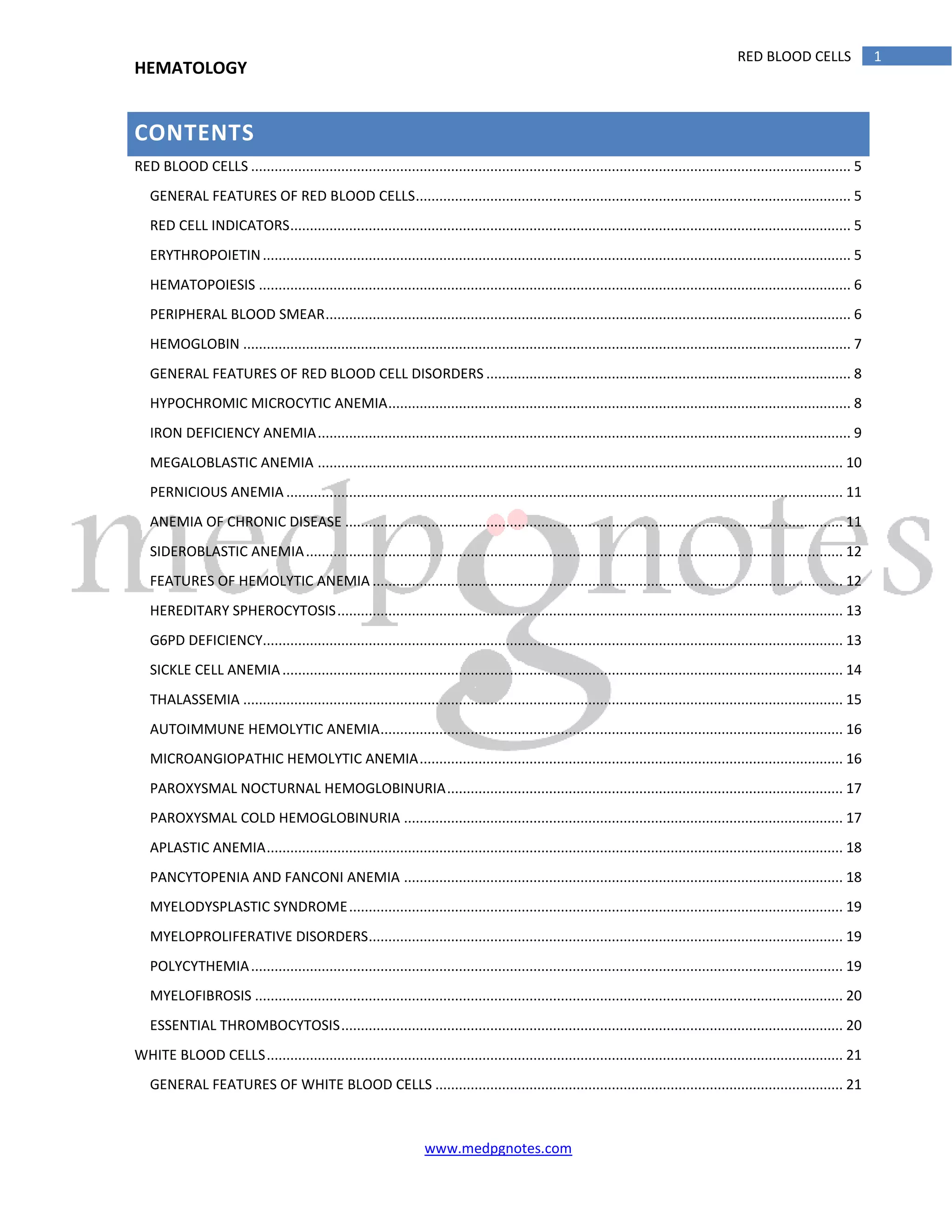 Hematology sample | PDF
