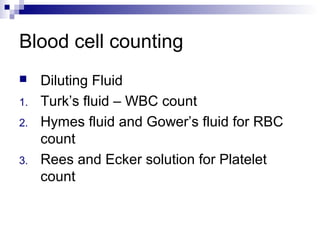 Hematology technique 1 | PPT