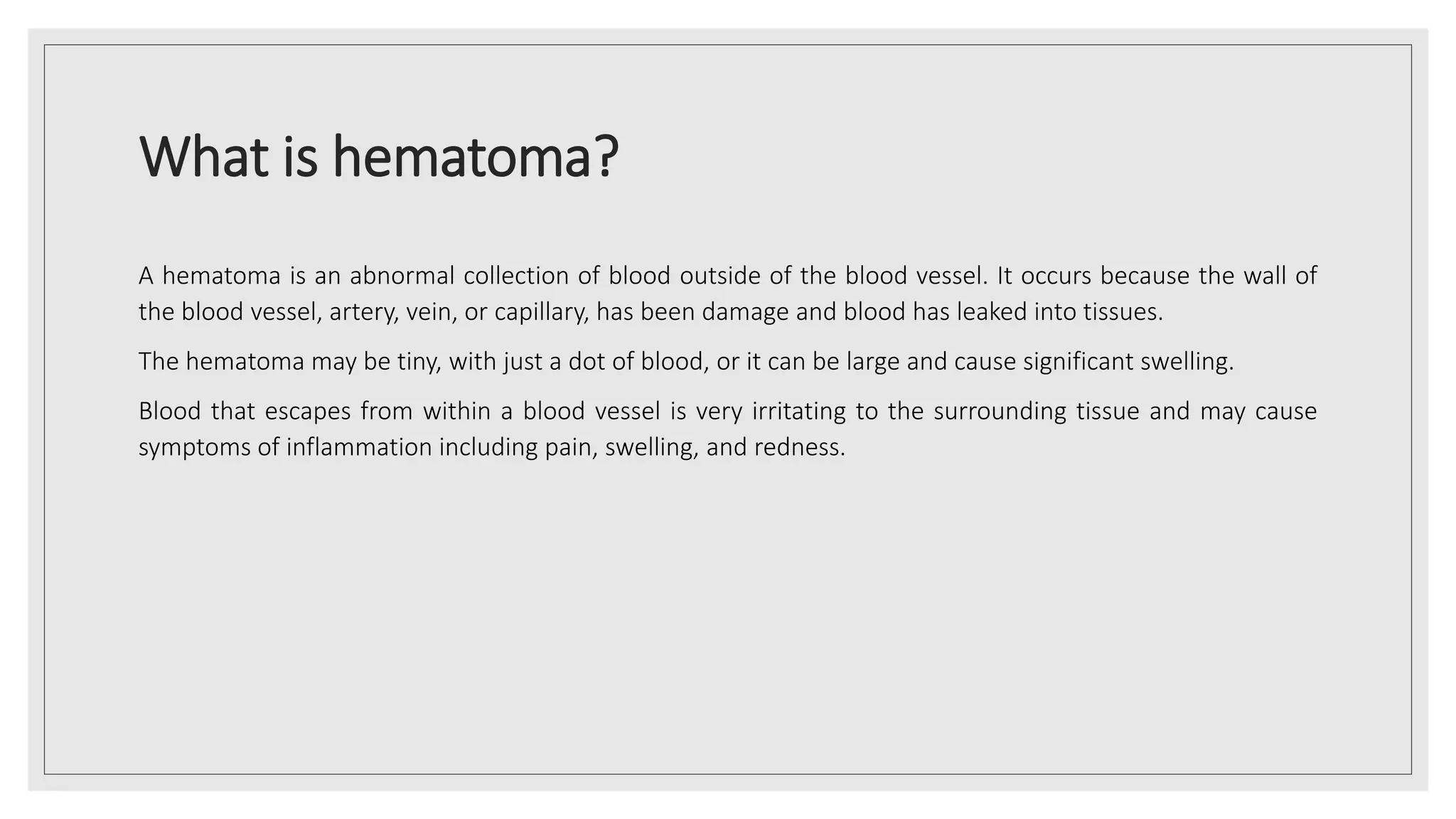 Hematoma | PPTX
