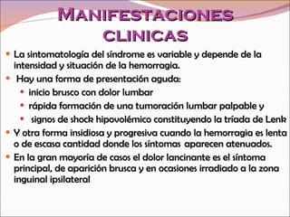 Hematoma Retroperitoneal | PPT