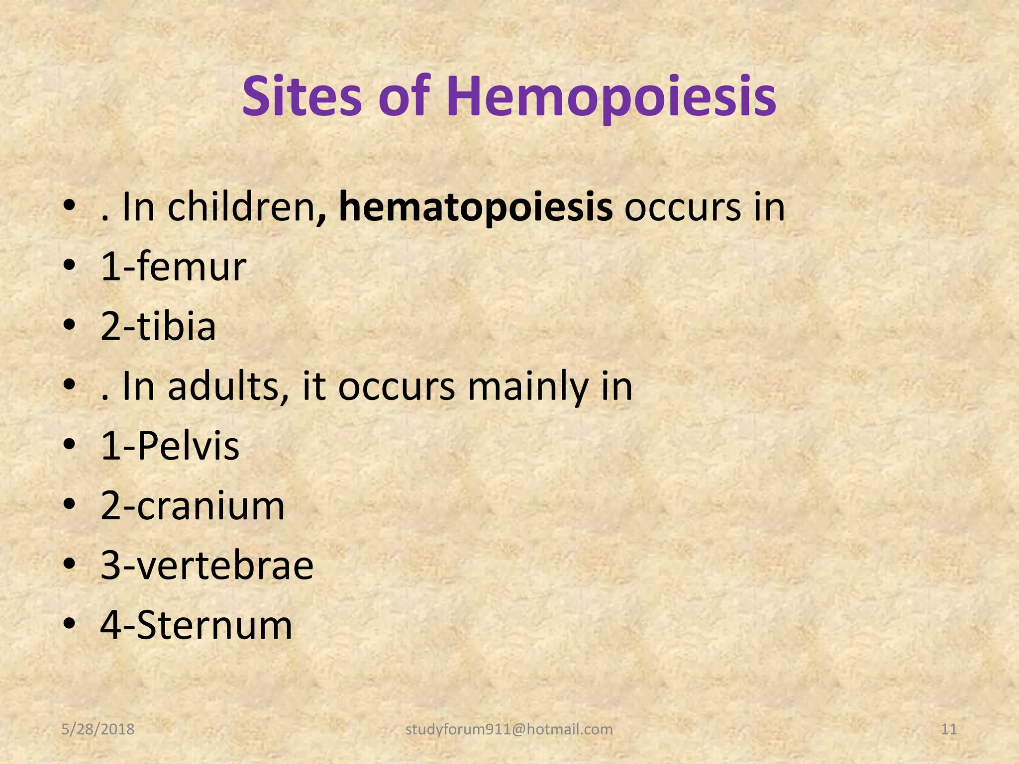 Hematopoisis | PPTX