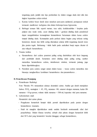 Hematothorak | DOCX