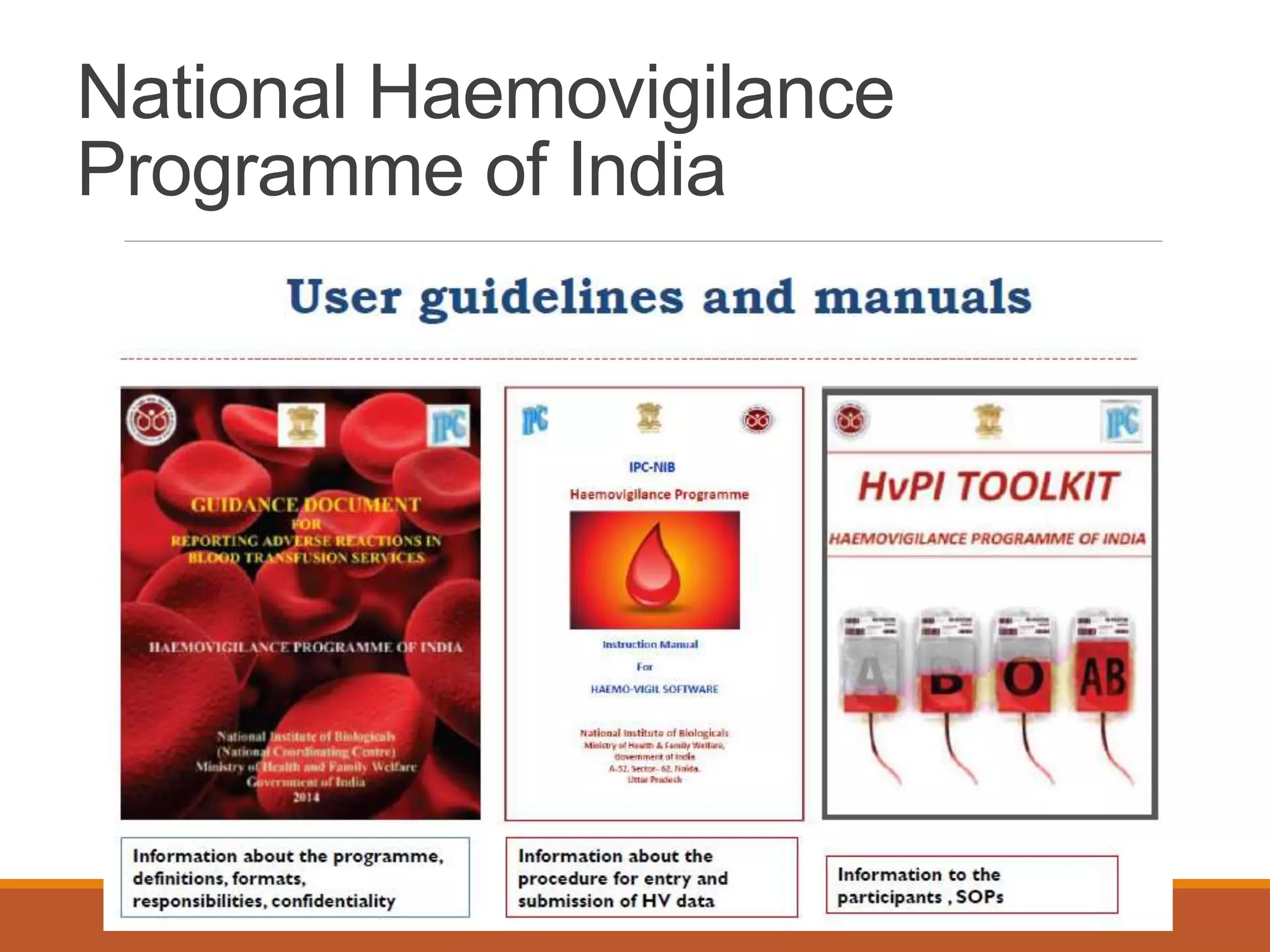 Hematovigilance / Haemovigilance Pranav | PPTX