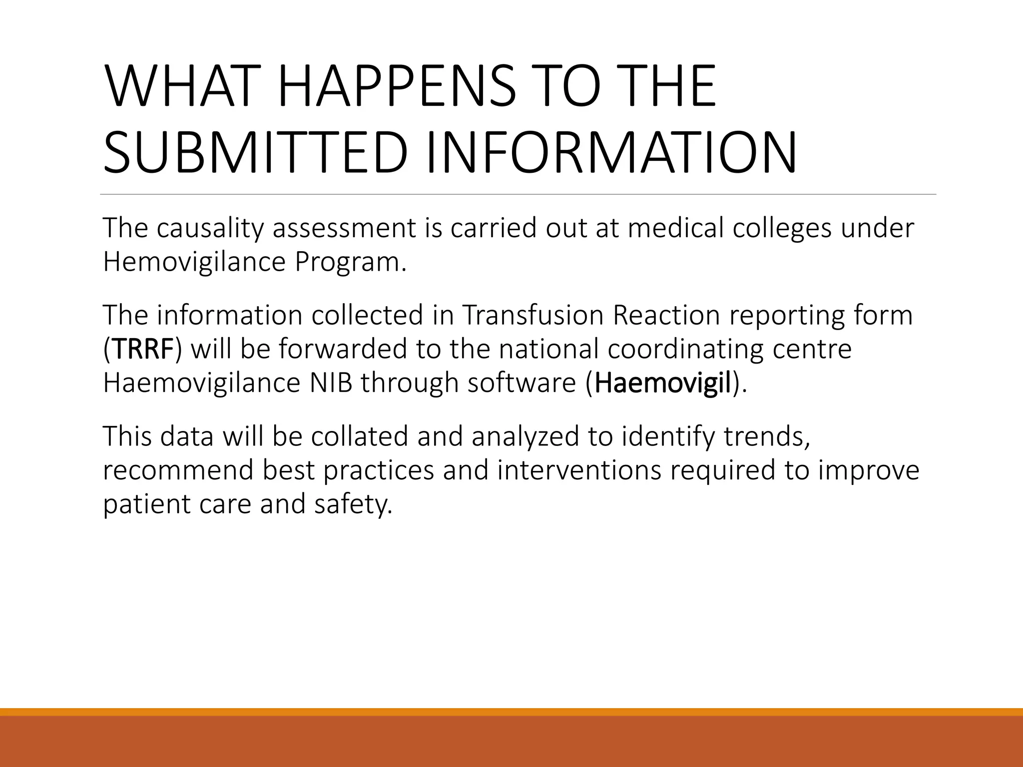 Hematovigilance / Haemovigilance Pranav | PPTX