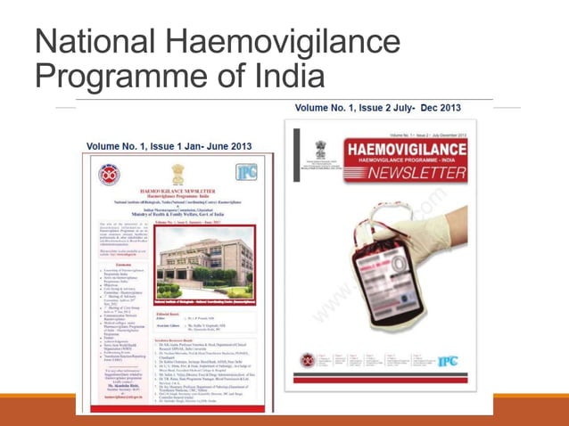 Hematovigilance / Haemovigilance Pranav | PPTX
