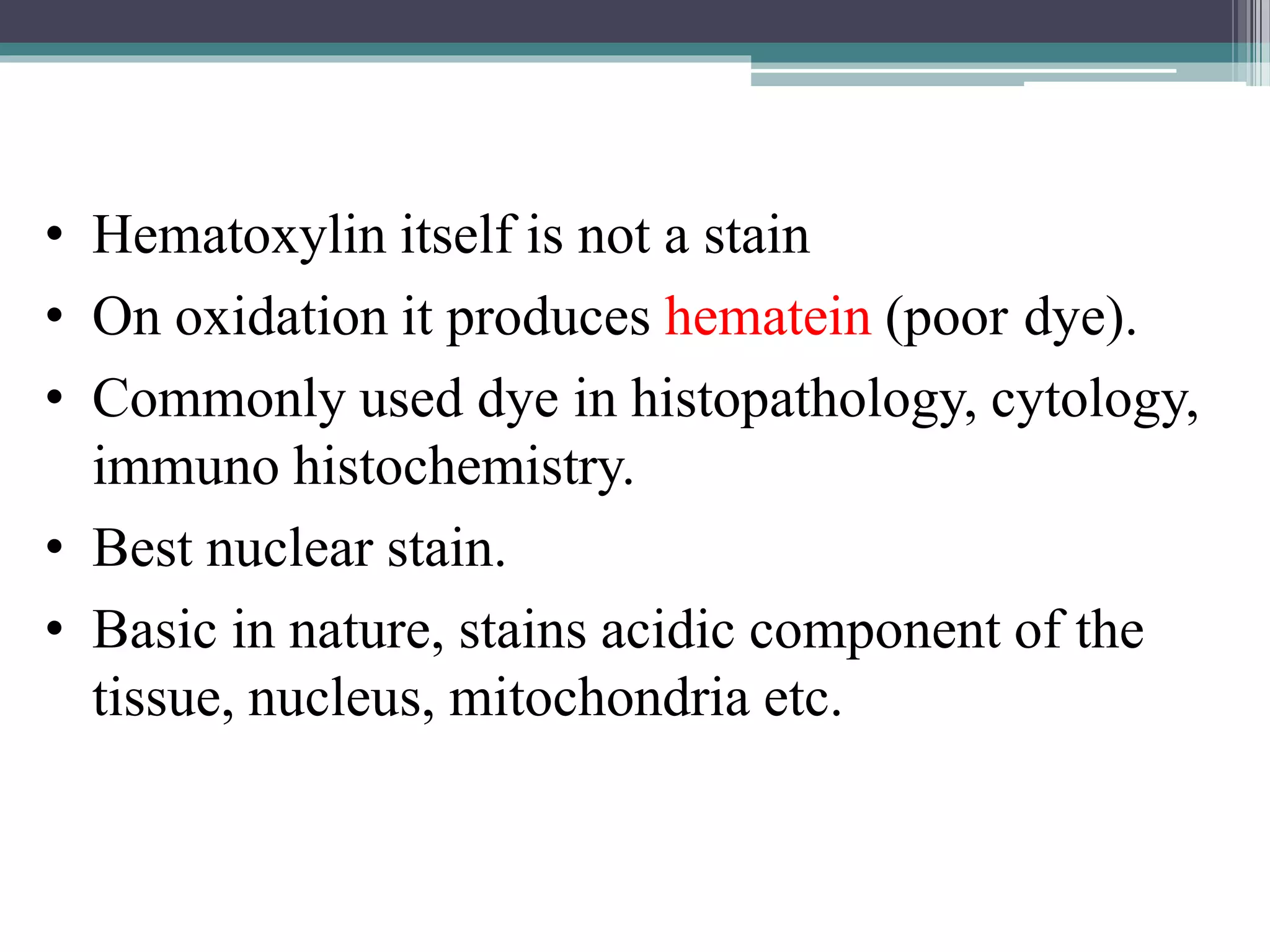 Hematoxylin and eosin staining | PPTX