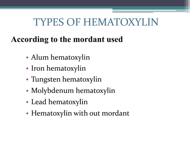 Hematoxylin and eosin staining | PPTX