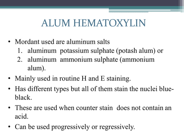 Hematoxylin and eosin staining | PPTX