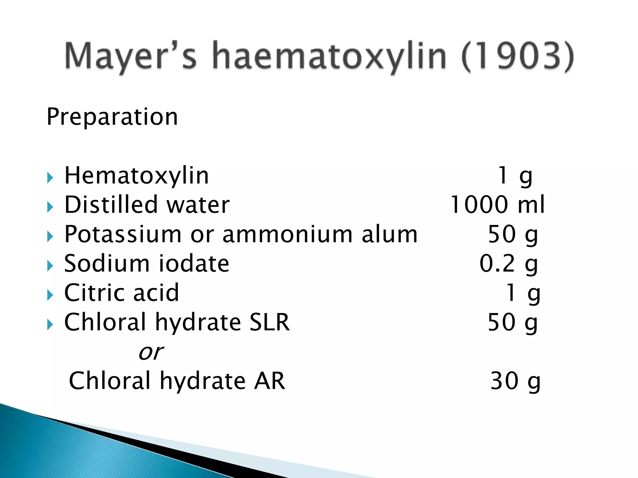 Hematoxylin and Eosin Staining | PPTX