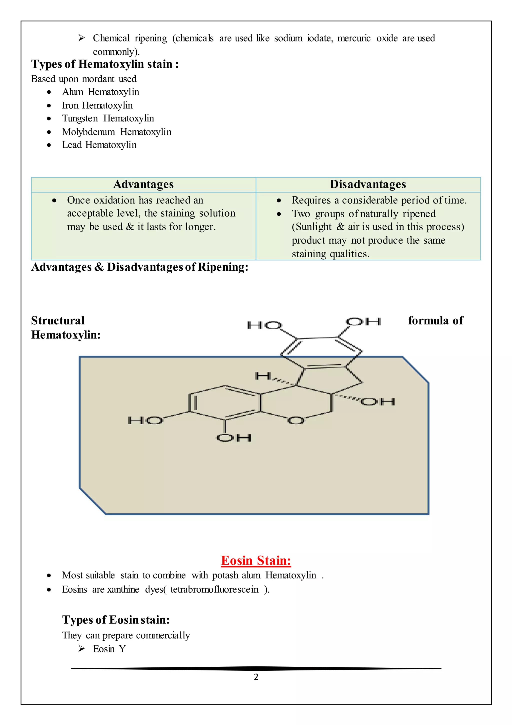 Hematoxylin & eosin stain | DOCX