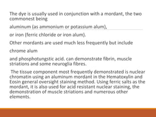Hematoxylin & eosinstaining | PPT