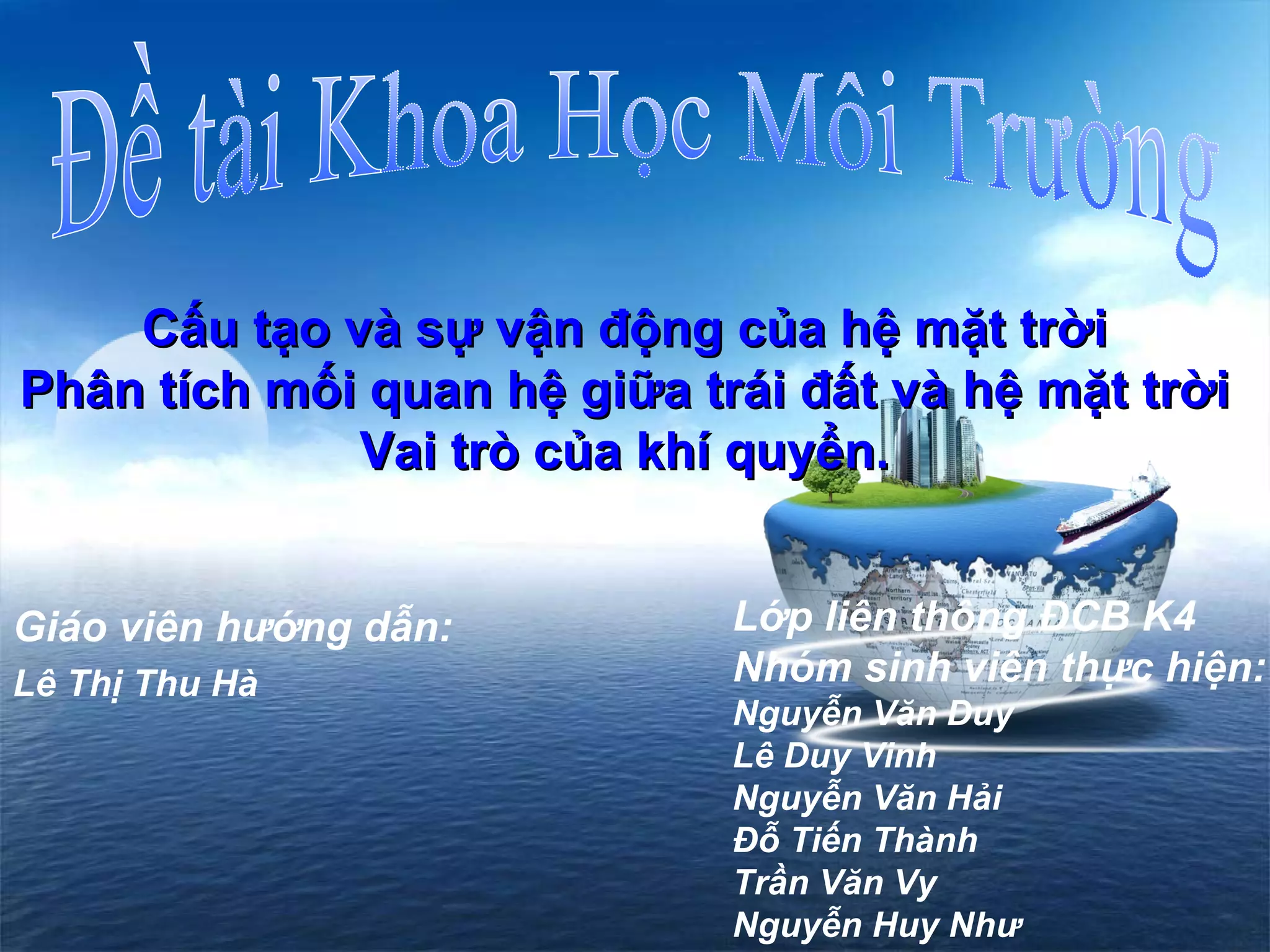 he mat troi | PPT