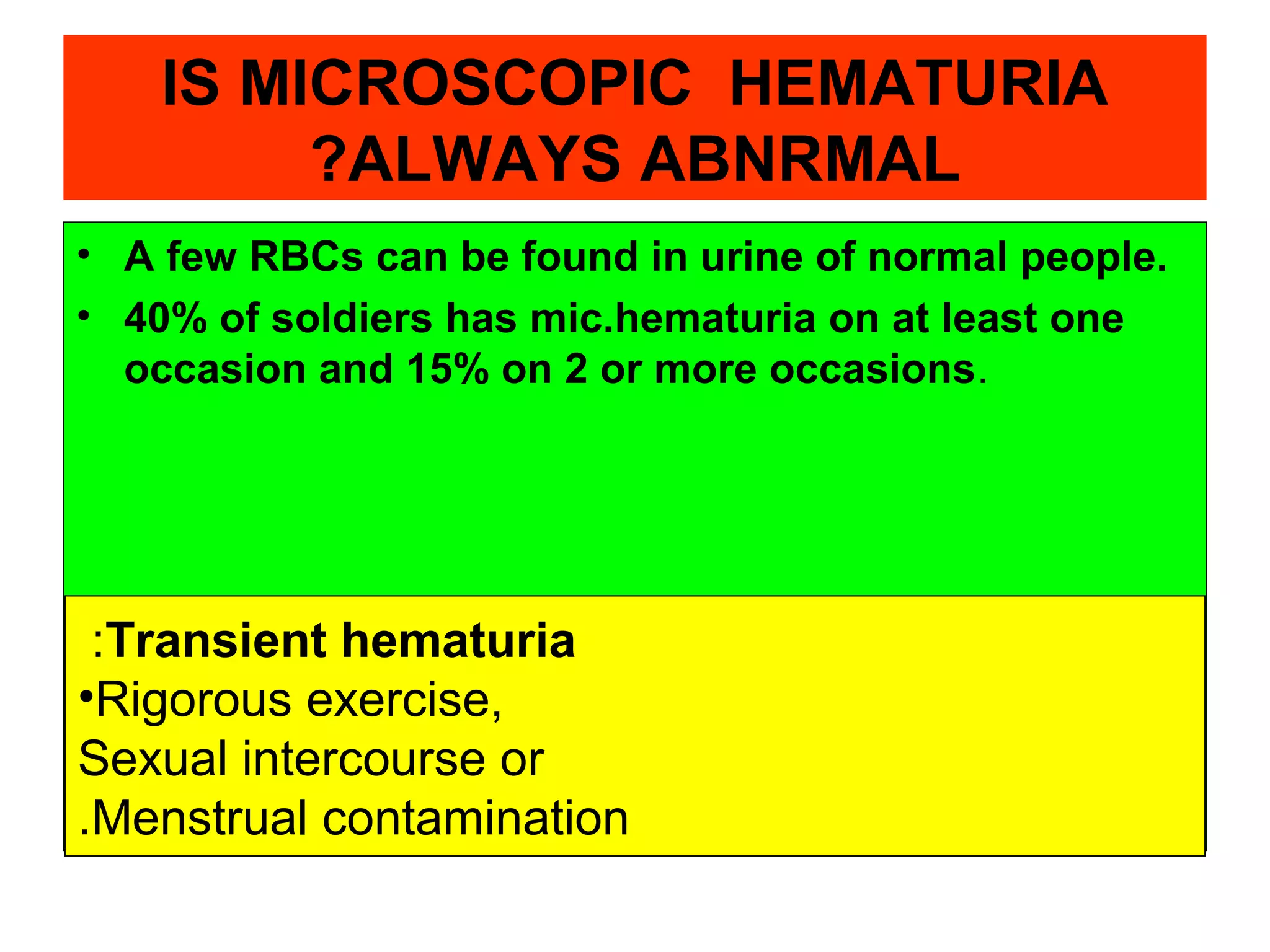 Hematuria | PPT