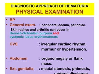 Hematuria | PPT