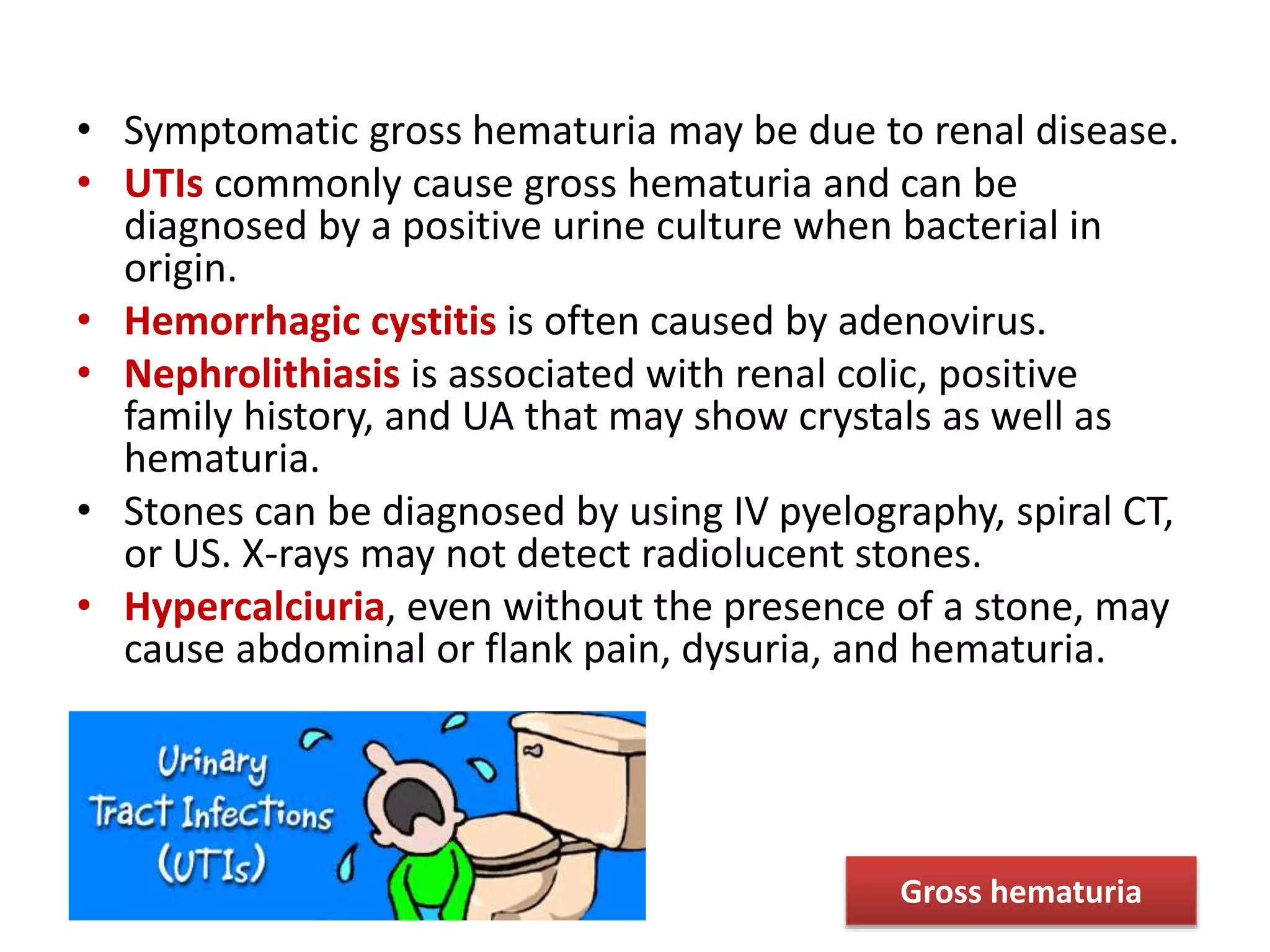 Red Urine and Hematuria in children | PPTX