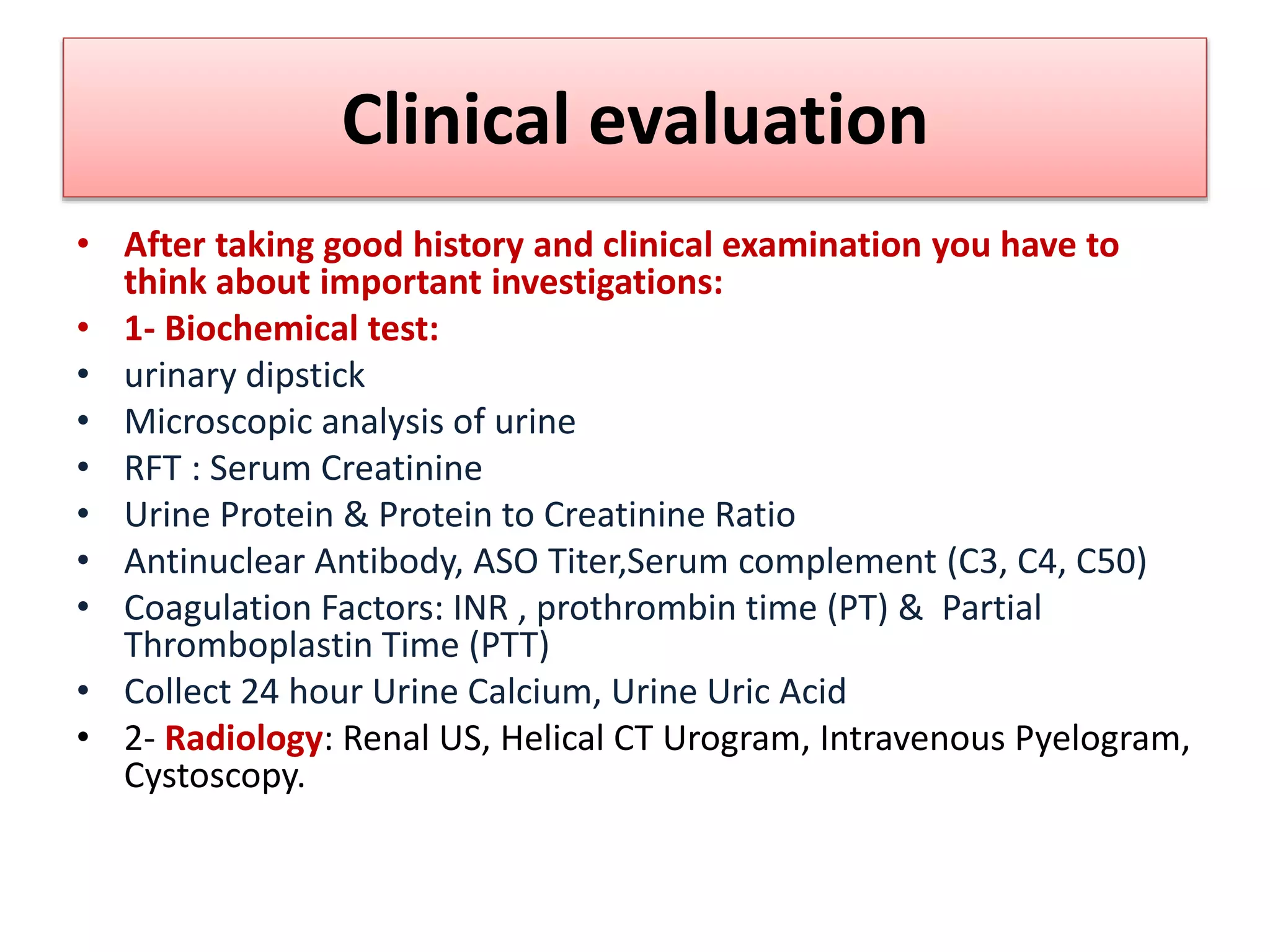 Red Urine and Hematuria in children | PPTX