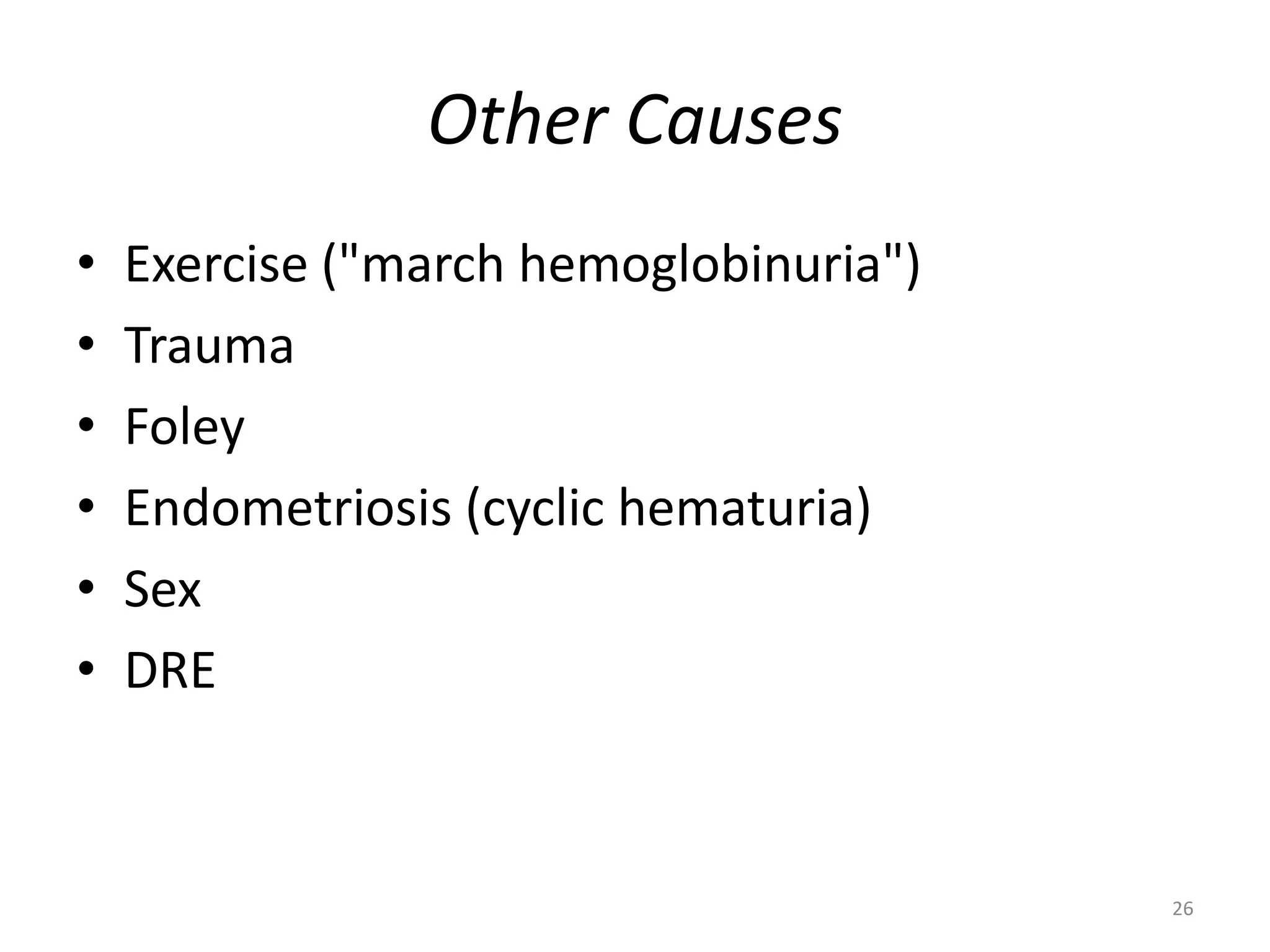 Approach to Hematuria in primary care | PPT