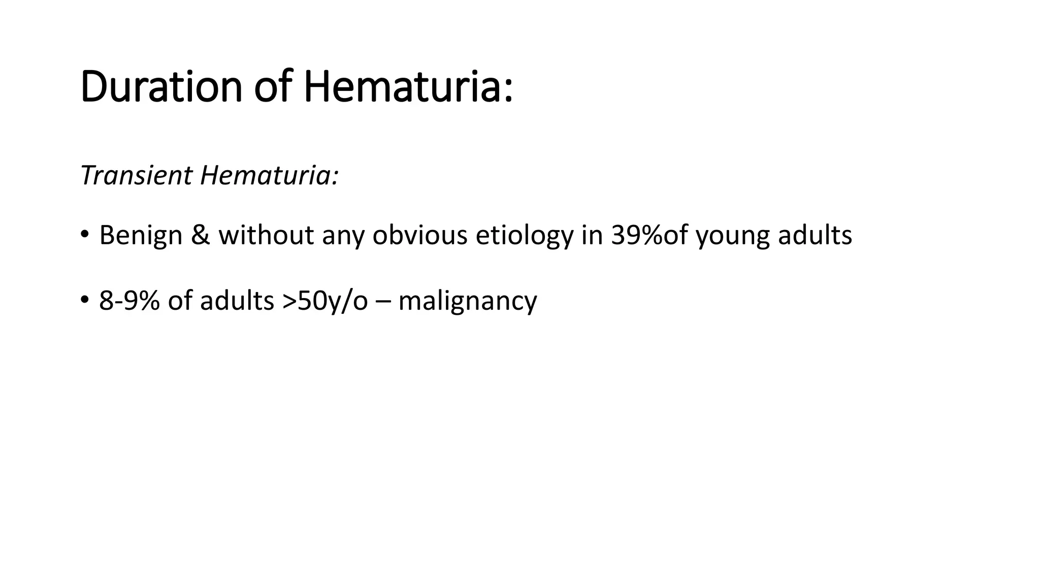 Hematuria | PPTX