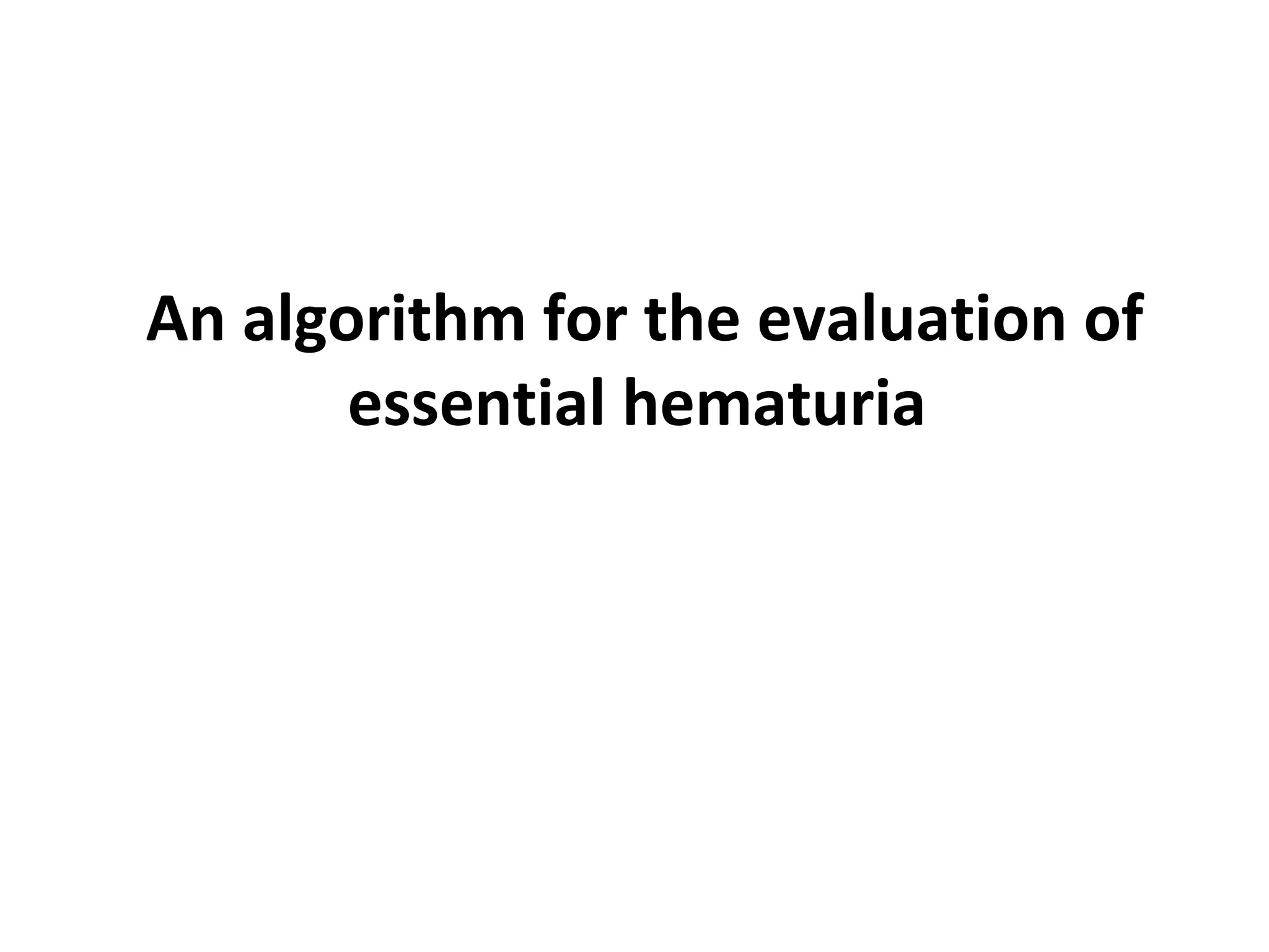 Hematuria | PPT