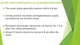 APPROACH TO HEMATURIA IN CHILDREN and APSGN | PDF