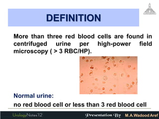 Hematuria for undergraduates | PDF