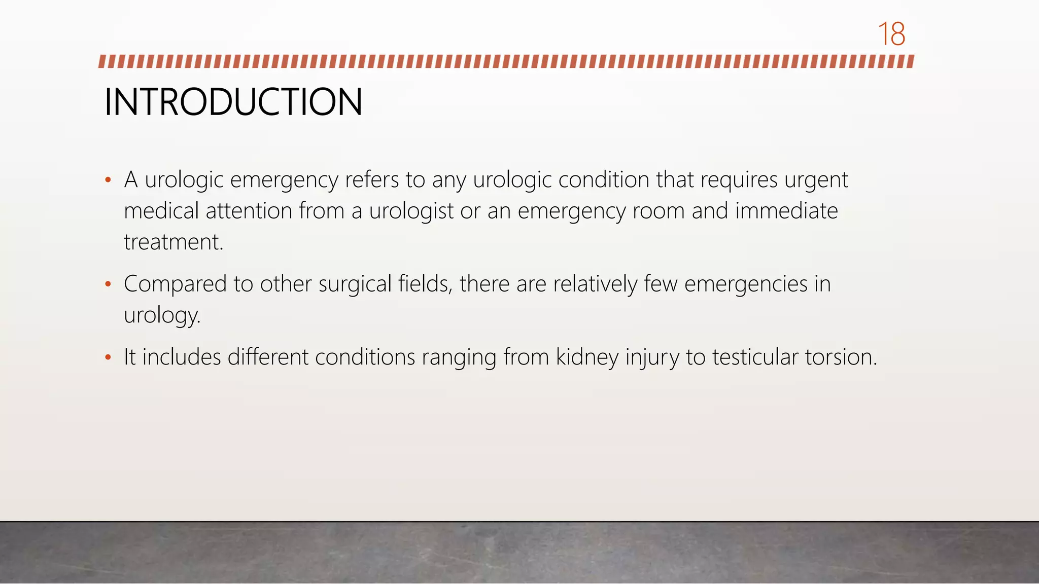 Hematuria & Urological emergencies | PPTX