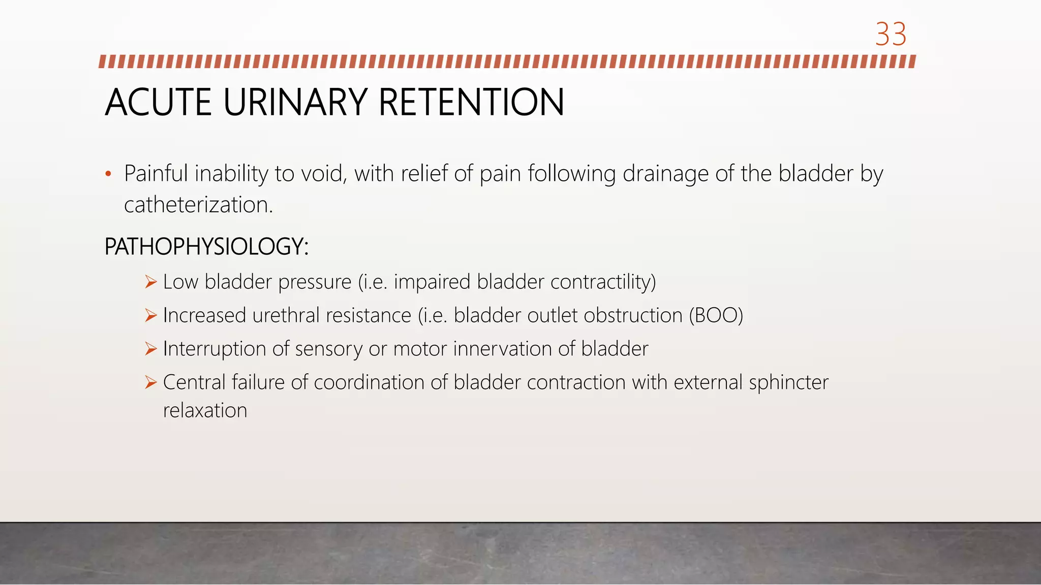 Hematuria & Urological emergencies | PPTX