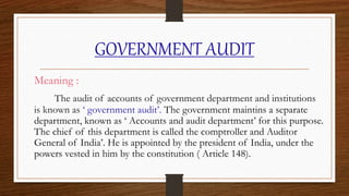 Private & government audit | PPTX