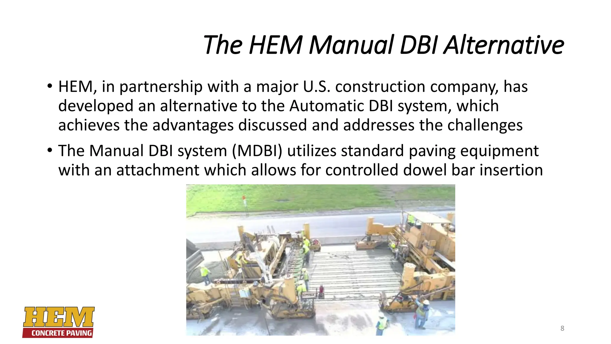 HEM Dowel Bar inserting System for Concrete Road Paver | PPSX