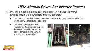 HEM Dowel Bar inserting System for Concrete Road Paver | PPSX