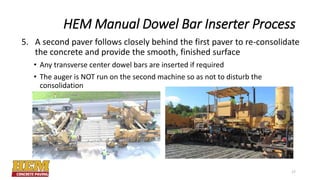 HEM Dowel Bar inserting System for Concrete Road Paver | PPSX