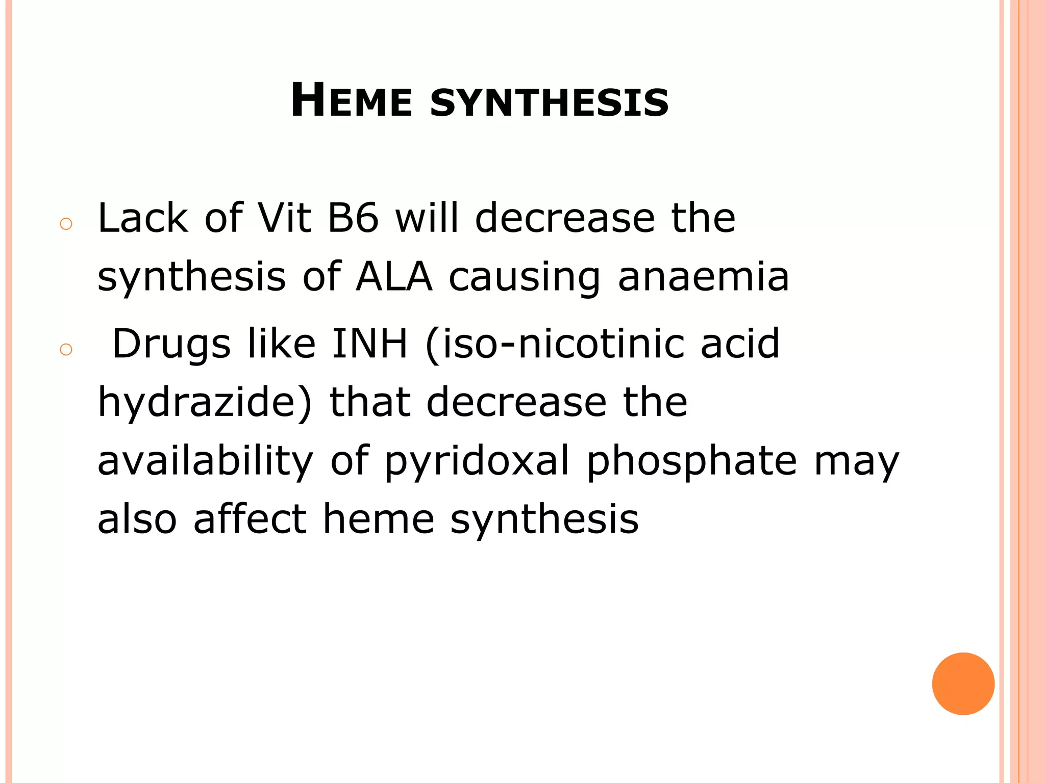 Heme metabolism I & II.pptx | Blood Disorders | Diseases and Conditions