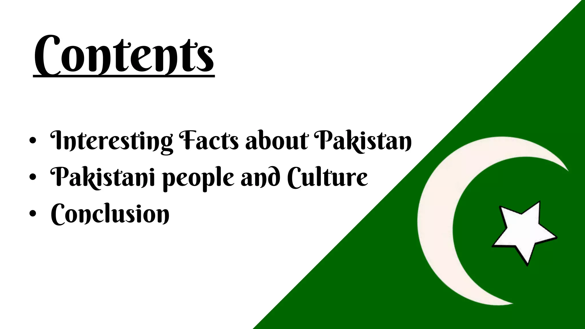 Pakistan, the land of pure people | PPTX