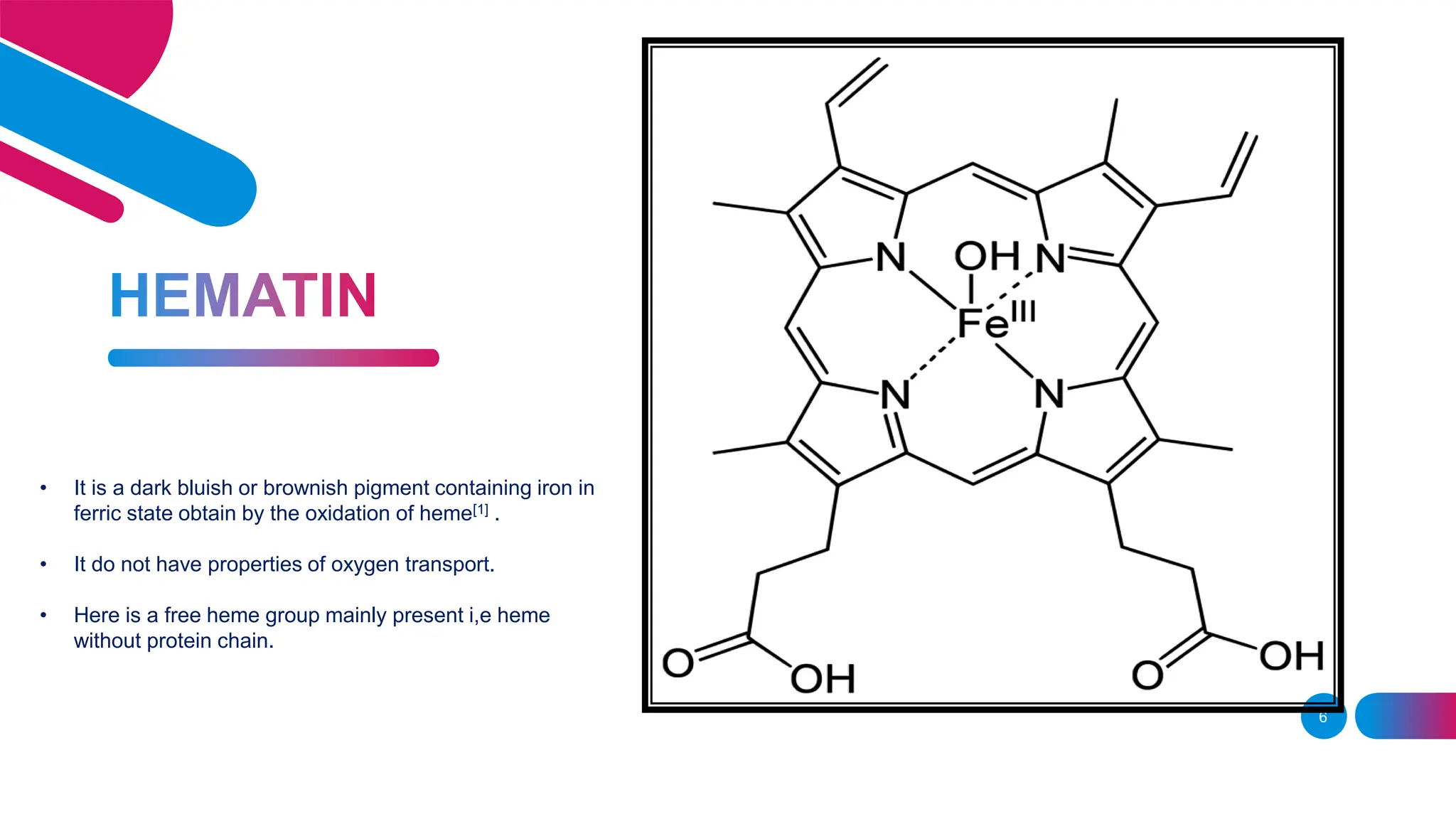 HEMERYTHRIN and HEMATIN.pptx solidarityy | PPTX