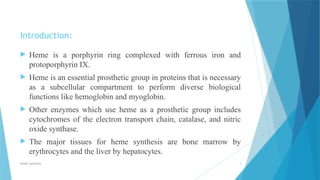 Heme Synthesis.pptx....................... | PPT
