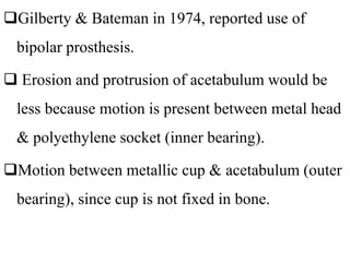 Hemiarthroplasty of Hip joint | PPTX