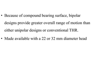 Hemiarthroplasty of Hip joint | PPTX