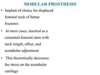 Hemiarthroplasty of Hip joint | PPTX
