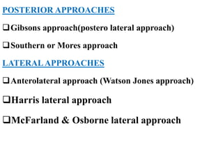Hemiarthroplasty of Hip joint | PPTX