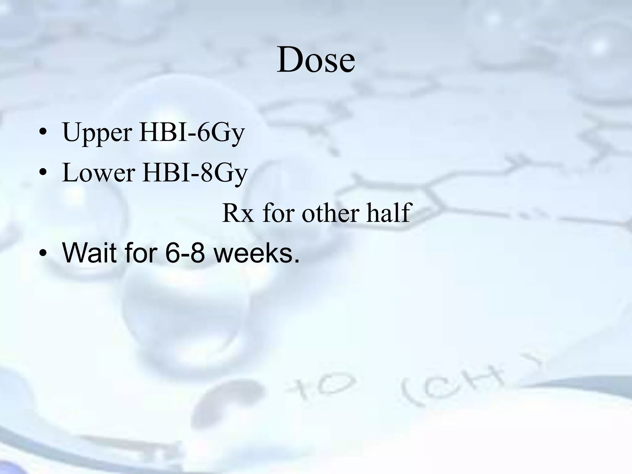 Hemibody and total body radiation | PPTX