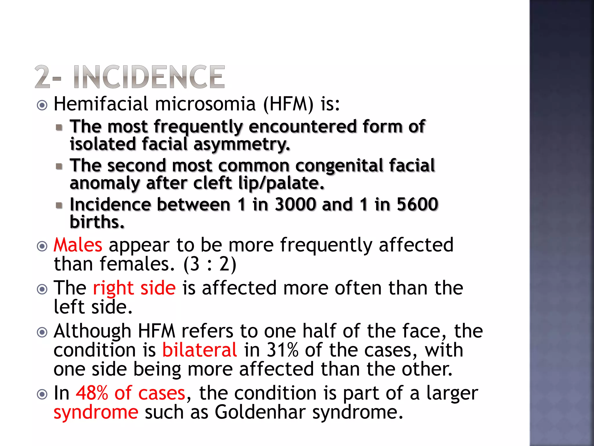 Hemifacial microsomia2.1 | PPTX