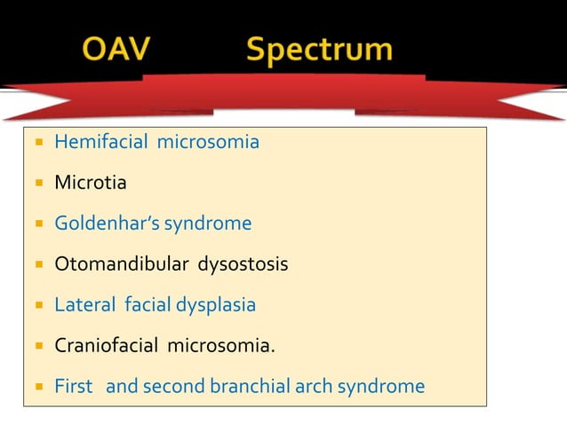 HEMIFACIAL MICROSOMIA DR VIPIN V NAIR | PPTX | Ear, Nose and Throat ...