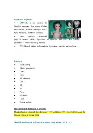 Hemifacial microsomia: goldenhar’s syndrome for orthodontist by ...