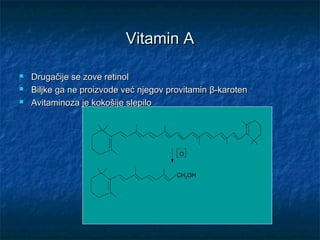 Hemija r4 vitamini_vitamini_rastvorni_u_mastima | PPT