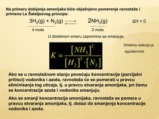 Hemijska ravnoteža | PPTX