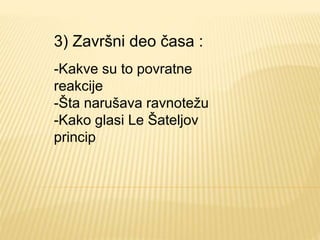 Hemijska ravnoteža | PPTX