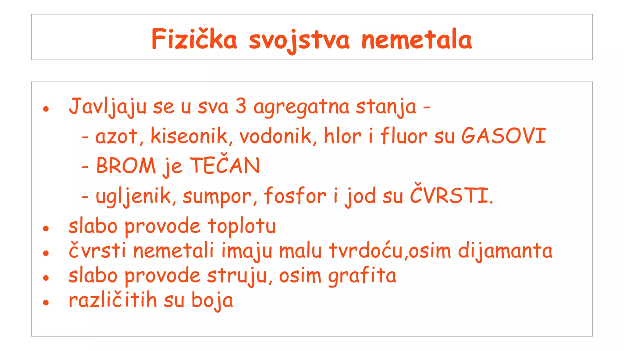 Hemijski elementi u prirodi nemetali,pdf | PDF