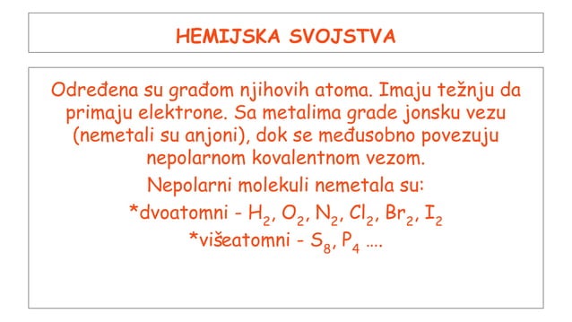 Hemijski elementi u prirodi nemetali,pdf | PDF