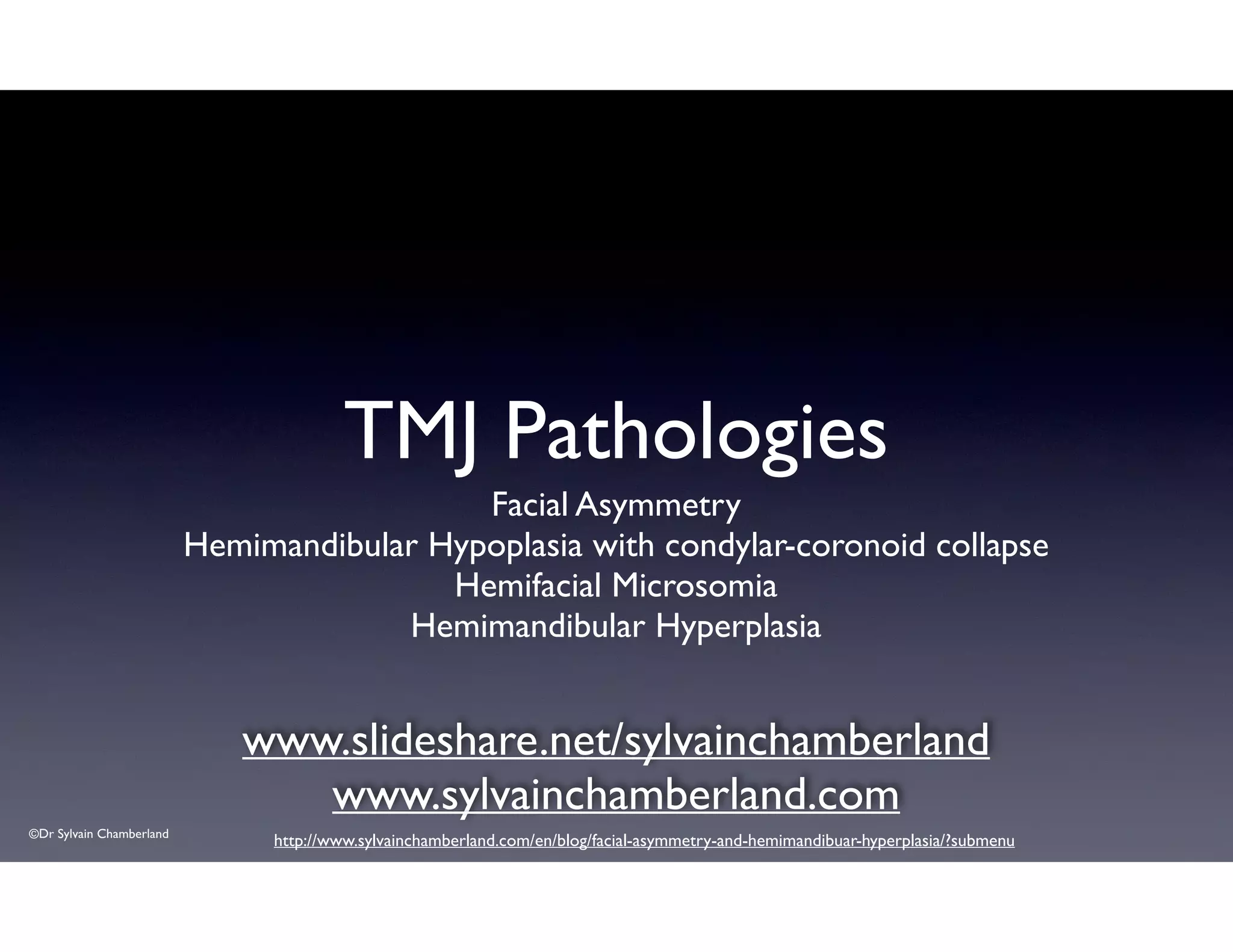 Hemimandibular hyperplasia and facial asymmetry | PDF