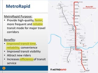 MetroRapid Transit Signal Priority—Using Technology to Improve Service ...